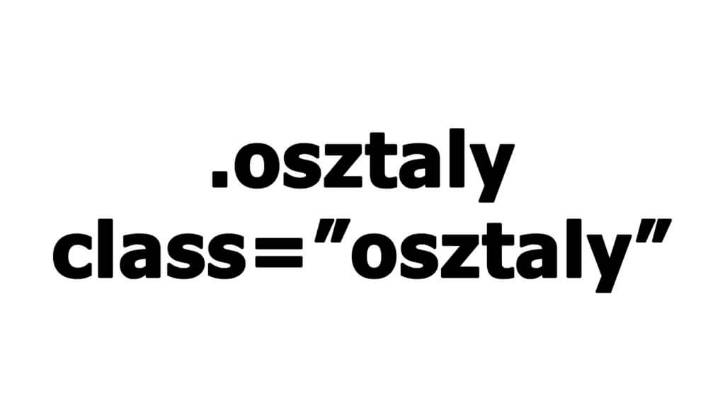 HTML class - Minden, amit tudnod kell a HTML osztályokról - WEBiskola